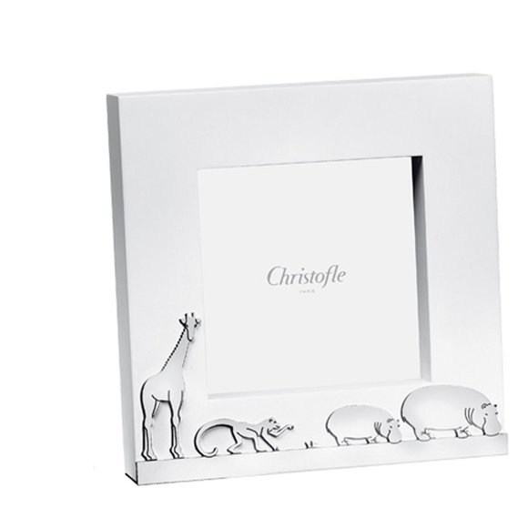 Christofle | Accents | Christofle Silver Savane Safari Baby Photo Frame ...